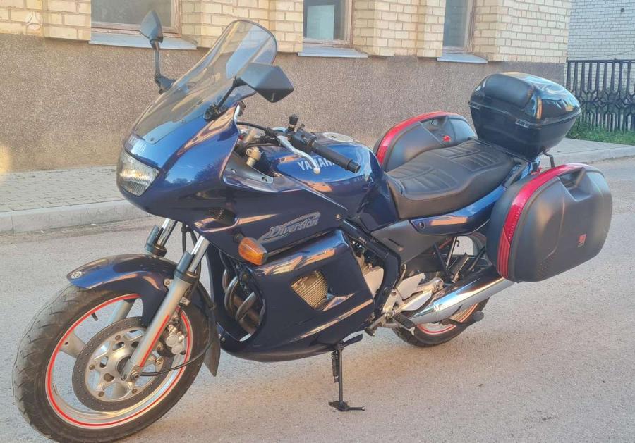 Zils Yamaha XJ 600S 1998 Šauļi, ar dzinēja tilpumu 0.60 L un nobraukumu 34 tūkst. km par 1750 €, foto 3 vietnē AUTOMOTO.COM.LV