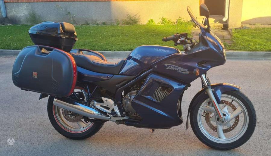 Zils Yamaha XJ 600S 1998 Šauļi, ar dzinēja tilpumu 0.60 L un nobraukumu 34 tūkst. km par 1750 €, foto 9 vietnē AUTOMOTO.COM.LV
