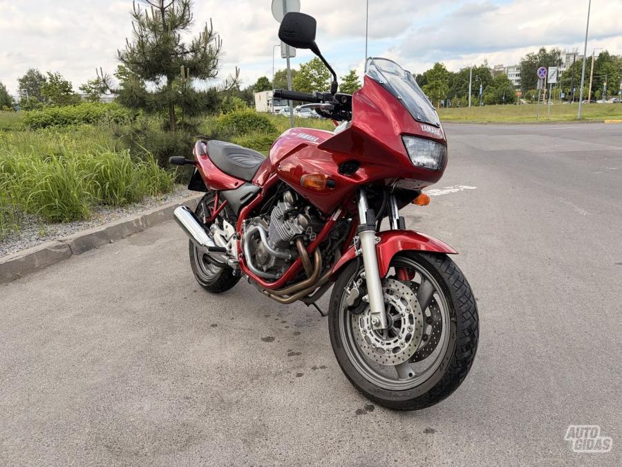 Red Yamaha XJ 600S 2000 in Vilnius, with an engine capacity of 0.60 L and mileage of 24 thousand km for 1200 €, photo 1 on AUTOMOTO.COM.LV