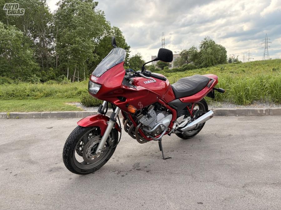 Red Yamaha XJ 600S 2000 in Vilnius, with an engine capacity of 0.60 L and mileage of 24 thousand km for 1200 €, photo 3 on AUTOMOTO.COM.LV