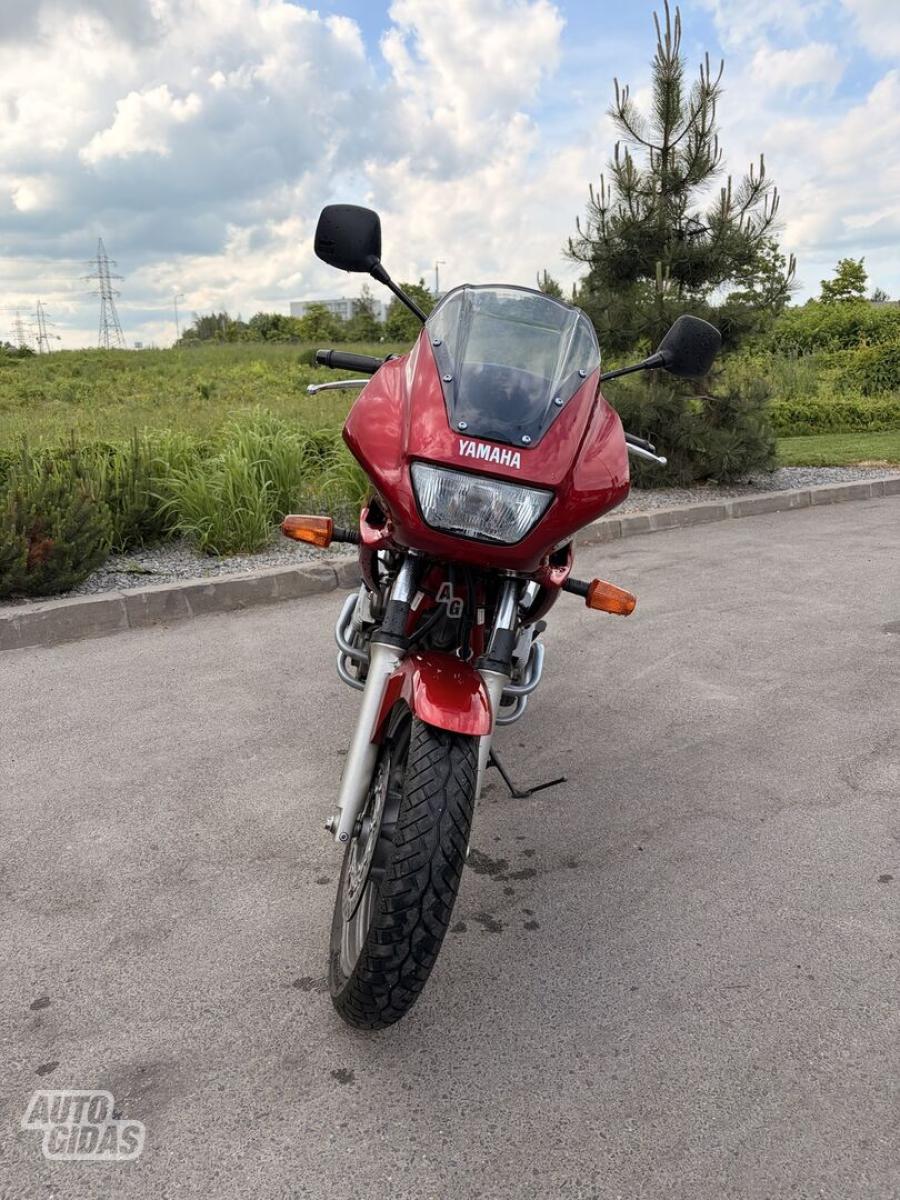 Red Yamaha XJ 600S 2000 in Vilnius, with an engine capacity of 0.60 L and mileage of 24 thousand km for 1200 €, photo 4 on AUTOMOTO.COM.LV