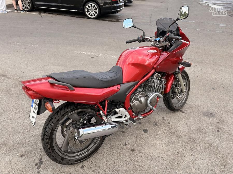 Red Yamaha XJ 600S 2000 in Vilnius, with an engine capacity of 0.60 L and mileage of 24 thousand km for 1200 €, photo 5 on AUTOMOTO.COM.LV