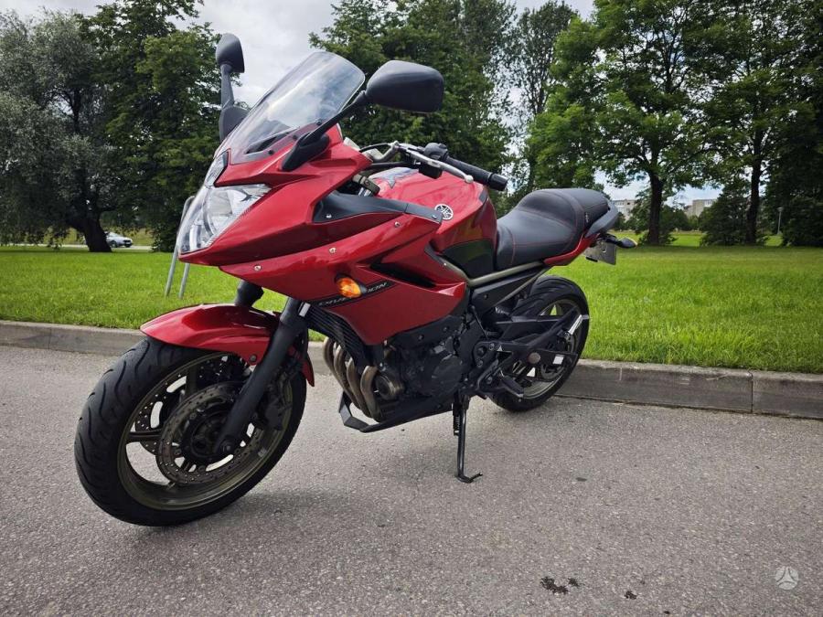 Red Yamaha XJ 600S 2010 in Mazeikiai, with an engine capacity of 0.60 L and mileage of 43 thousand km for 2400 €, photo 3 on AUTOMOTO.COM.LV