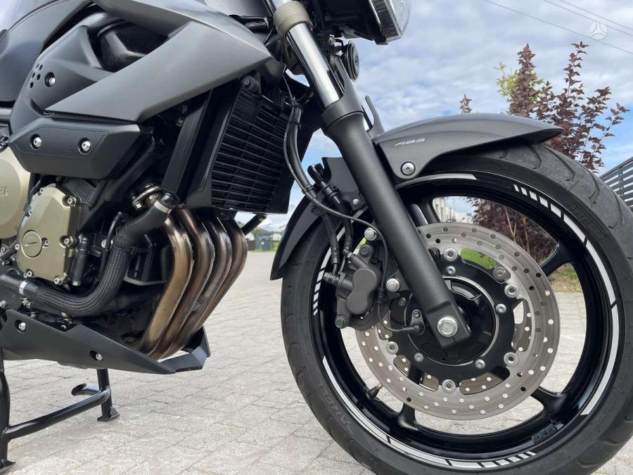 Black Yamaha XJ 2009 in Klaipeda, with an engine capacity of 0.60 L and mileage of 25 thousand km for 3700 €, photo 13 on AUTOMOTO.COM.LV