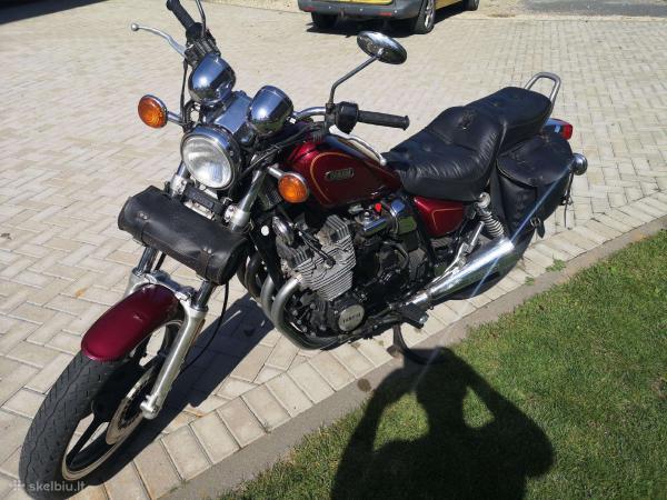 Sarkans Yamaha XJ 1989 Prienai, ar dzinēja tilpumu 0.75 L un nobraukumu 55 tūkst. km par 1000 €, foto 2 vietnē AUTOMOTO.COM.LV