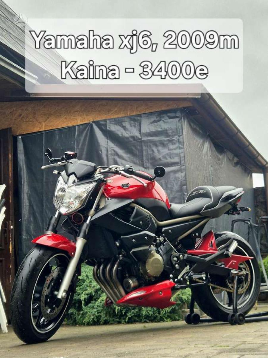 Yamaha XJ6 2011 in Prienai, with an engine capacity of 0.60 L and mileage of 53 thousand km for 3100 €, photo 23 on AUTOMOTO.COM.LV