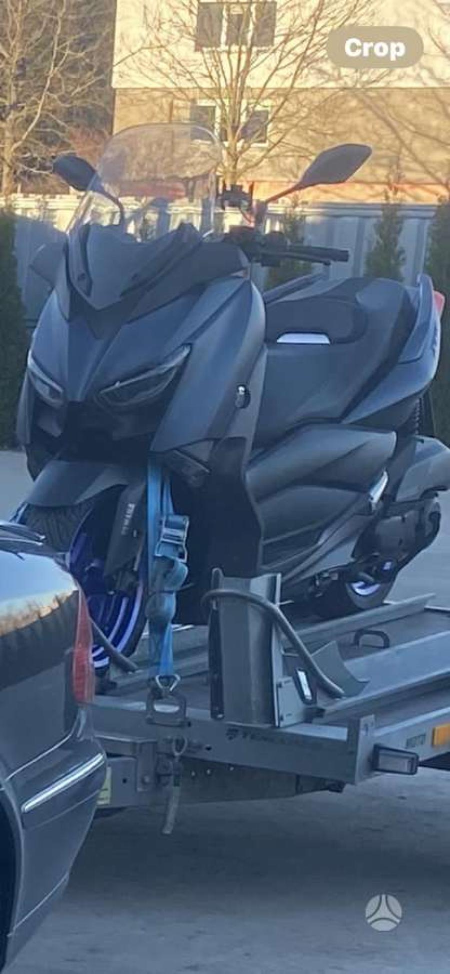Blue Yamaha Xmax 125 2022 in Klaipeda, with an engine capacity of 0.13 L and mileage of 5 thousand km for 3450 €, photo 1 on AUTOMOTO.COM.LV