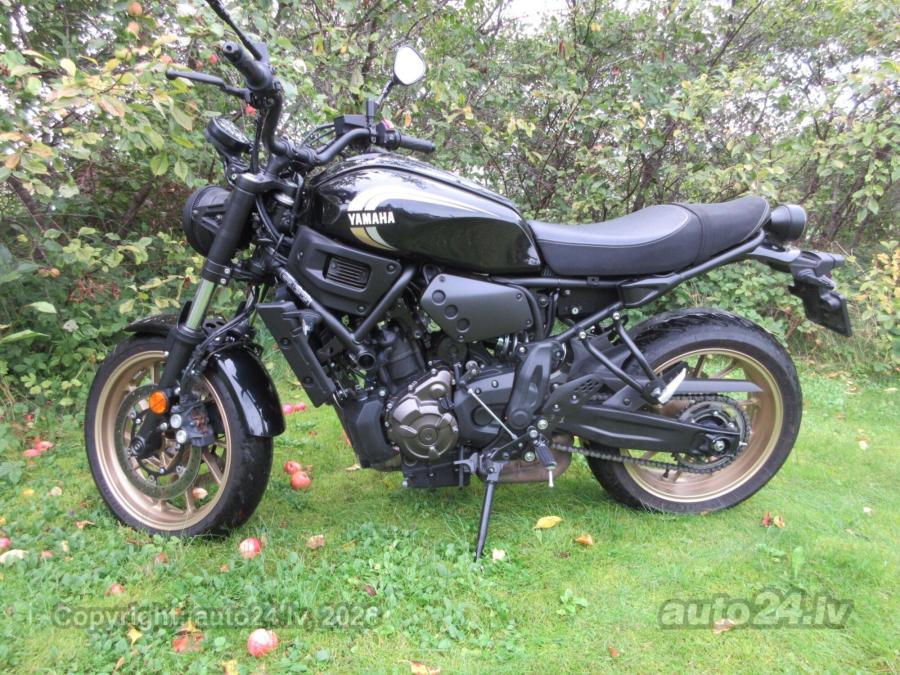 Melns Yamaha XSR 700 2023 Kuresāre, ar dzinēja tilpumu 0.69 L un nobraukumu 11 tūkst. km par 6800 €, foto 8 vietnē AUTOMOTO.COM.LV