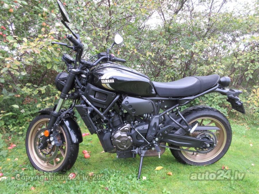Melns Yamaha XSR 700 2023 Kuresāre, ar dzinēja tilpumu 0.69 L un nobraukumu 11 tūkst. km par 6800 €, foto 10 vietnē AUTOMOTO.COM.LV