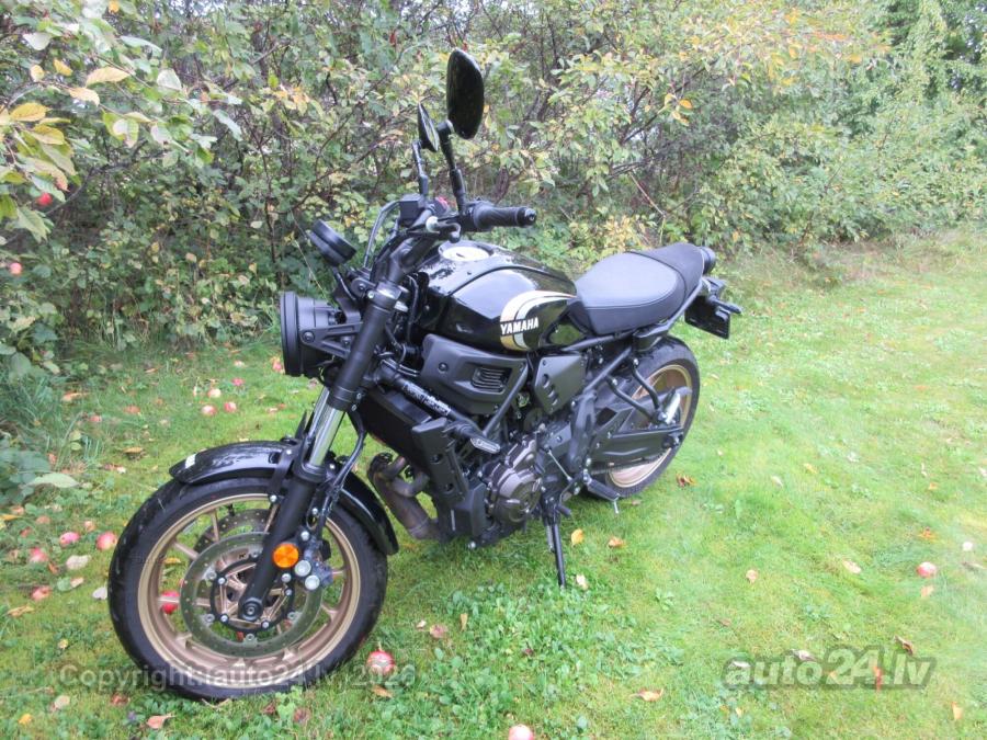 Melns Yamaha XSR 700 2023 Kuresāre, ar dzinēja tilpumu 0.69 L un nobraukumu 11 tūkst. km par 6800 €, foto 12 vietnē AUTOMOTO.COM.LV