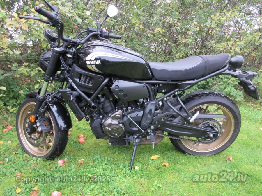 Melns Yamaha XSR 700 2023 Kuresāre, ar dzinēja tilpumu 0.69 L un nobraukumu 11 tūkst. km par 6800 €, foto 18 vietnē AUTOMOTO.COM.LV