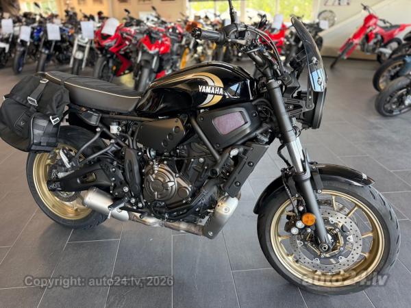 Black Yamaha XSR 700 2024 in Tallinn, with an engine capacity of 0.69 L and mileage of 5 thousand km for 6790 €, photo 1 on AUTOMOTO.COM.LV