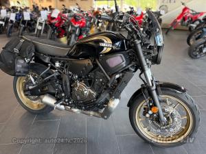 Black Yamaha XSR 700 2024 in Tallinn, with an engine capacity of 0.69 L and mileage of 5 thousand km for 6790 €, photo  on AUTOMOTO.COM.LV