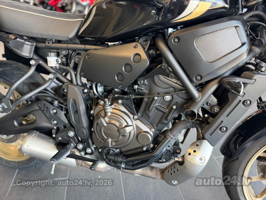 Black Yamaha XSR 700 2024 in Tallinn, with an engine capacity of 0.69 L and mileage of 5 thousand km for 6790 €, photo 8 on AUTOMOTO.COM.LV