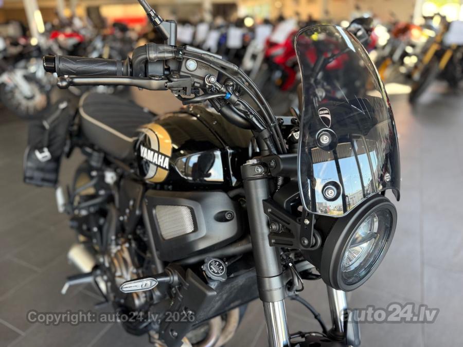 Black Yamaha XSR 700 2024 in Tallinn, with an engine capacity of 0.69 L and mileage of 5 thousand km for 6790 €, photo 10 on AUTOMOTO.COM.LV