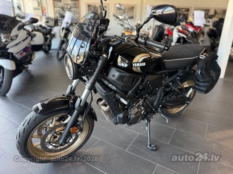 Black Yamaha XSR 700 2024 in Tallinn, with an engine capacity of 0.69 L and mileage of 5 thousand km for 6790 €, photo 12 on AUTOMOTO.COM.LV