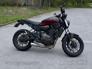 Yamaha XSR 700 2016 Tartu, ar dzinēja tilpumu 0.69 L un nobraukumu 40 tūkst. km par 6200 €, foto  vietnē AUTOMOTO.COM.LV