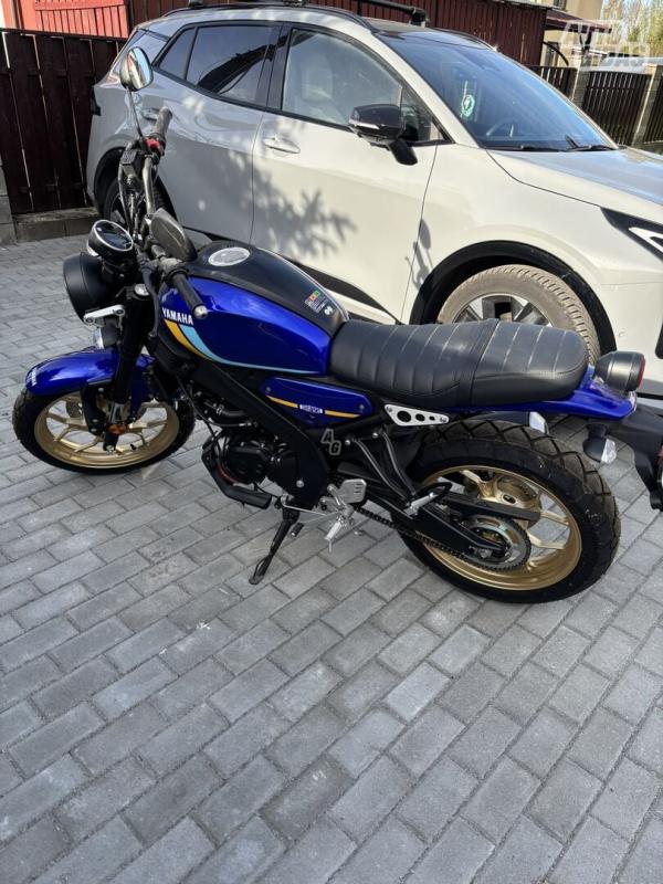 Blue Yamaha XSR 2025 in Kaunas, with an engine capacity of 0.13 L and mileage of 1 thousand km for 4050 €, photo 2 on AUTOMOTO.COM.LV