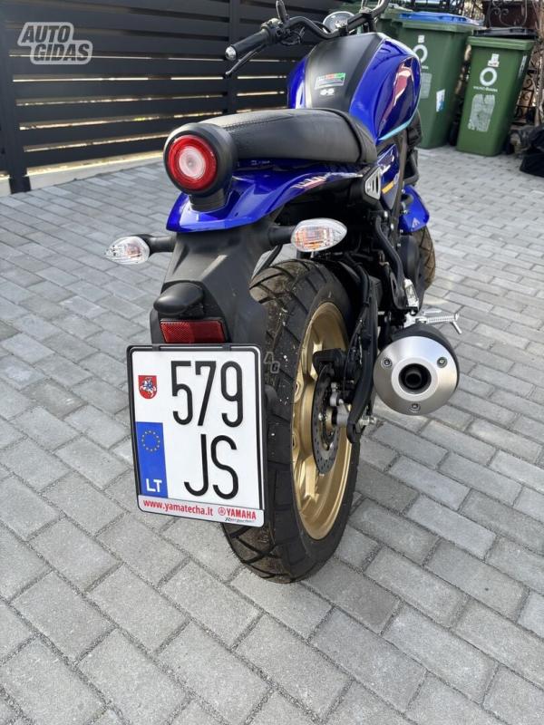 Blue Yamaha XSR 2025 in Kaunas, with an engine capacity of 0.13 L and mileage of 1 thousand km for 4050 €, photo 4 on AUTOMOTO.COM.LV
