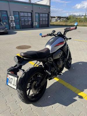 Grey Yamaha XSR 2018 in Kaunas, with an engine capacity of 0.70 L and mileage of 22 thousand km for 4000 €, photo 8 on AUTOMOTO.COM.LV