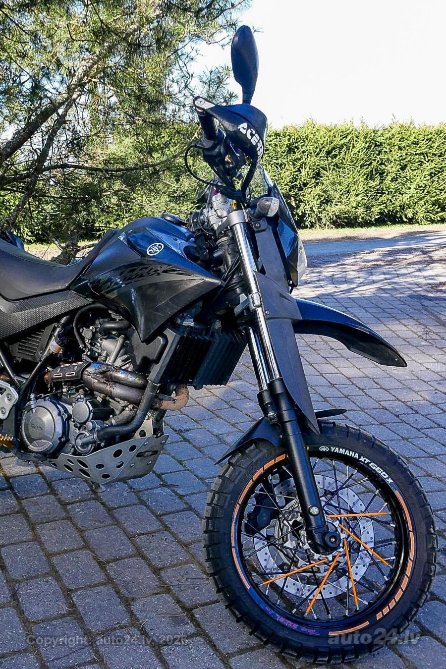 Black Yamaha Xt 660X 2008 in Tallinn, with an engine capacity of 0.66 L and mileage of 52 thousand km for 3990 €, photo 6 on AUTOMOTO.COM.LV