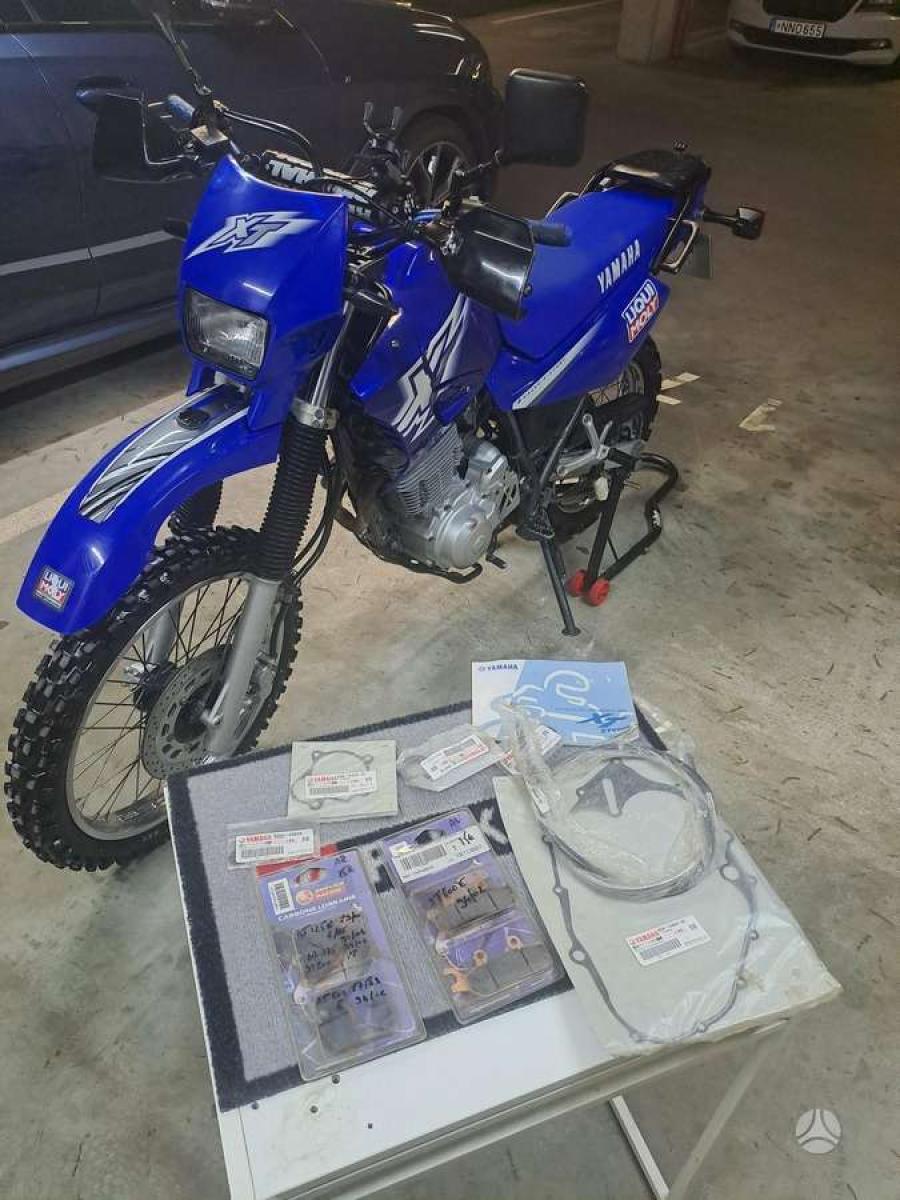 Blue Yamaha XT 2001 in Vilnius, with an engine capacity of 0.60 L and mileage of 51 thousand km for 3000 €, photo 5 on AUTOMOTO.COM.LV