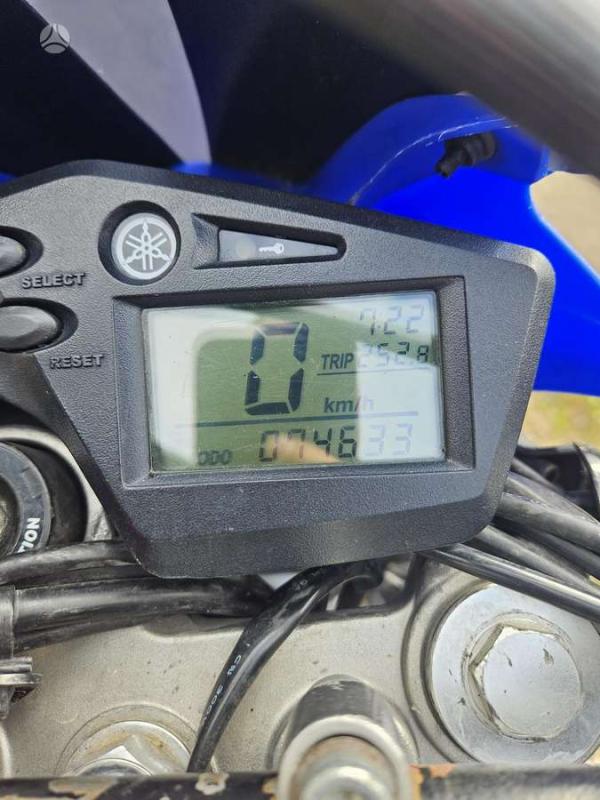 Blue Yamaha XT 2014 in Mazeikiai, with an engine capacity of 0.66 L and mileage of 75 thousand km for 3800 €, photo 8 on AUTOMOTO.COM.LV