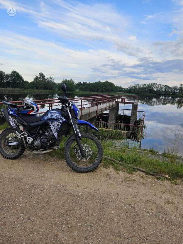 Blue Yamaha XT 2014 in Mazeikiai, with an engine capacity of 0.66 L and mileage of 75 thousand km for 3800 €, photo 10 on AUTOMOTO.COM.LV