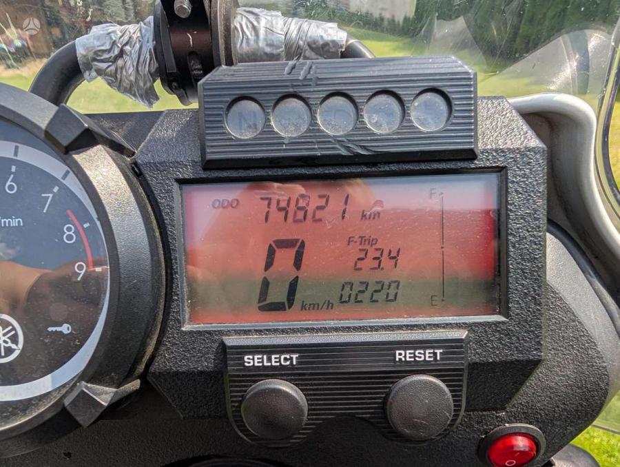 Balts Yamaha XT 2008 Panevēža, ar dzinēja tilpumu 0.66 L un nobraukumu 75 tūkst. km par 4800 €, foto 8 vietnē AUTOMOTO.COM.LV