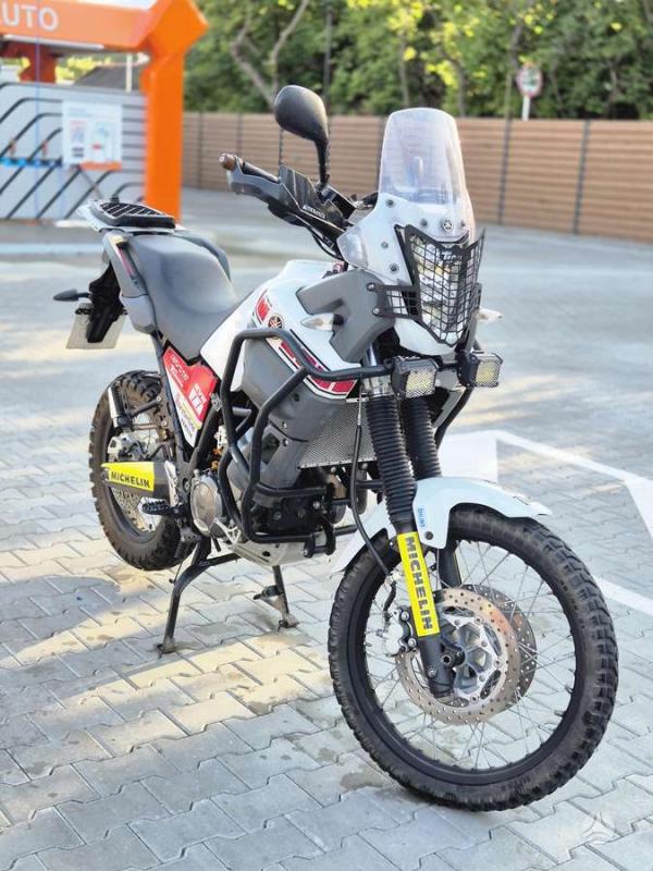 White Yamaha XT 2008 in Vilnius, with an engine capacity of 0.66 L and mileage of 55 thousand km for 4400 €, photo 4 on AUTOMOTO.COM.LV