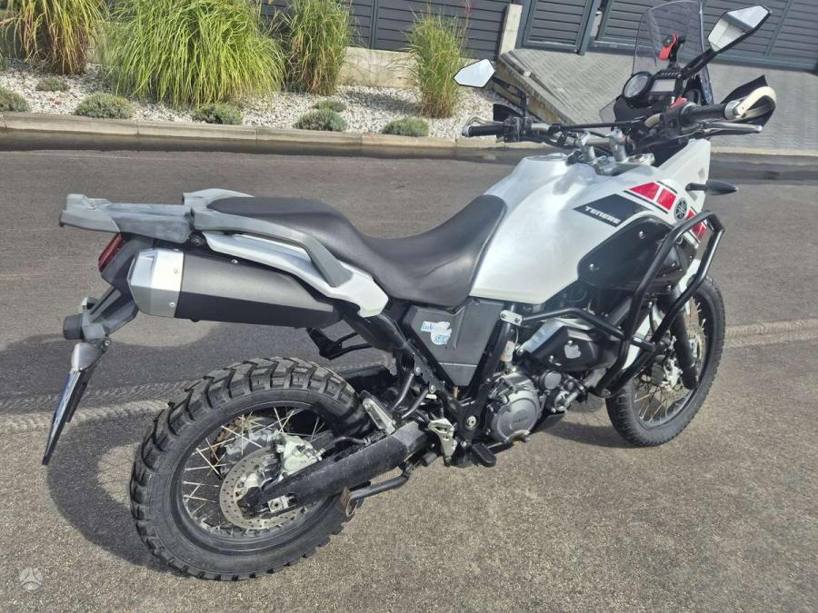 White Yamaha XT 2010 in Kaunas, with an engine capacity of 0.66 L and mileage of 59 thousand km for 4500 €, photo 9 on AUTOMOTO.COM.LV