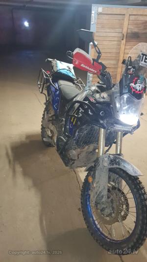 Zils Yamaha XTZ 700 Tenere 2021 Tallina, ar dzinēja tilpumu 0.69 L un nobraukumu 24 tūkst. km par 8400 €, foto  vietnē AUTOMOTO.COM.LV