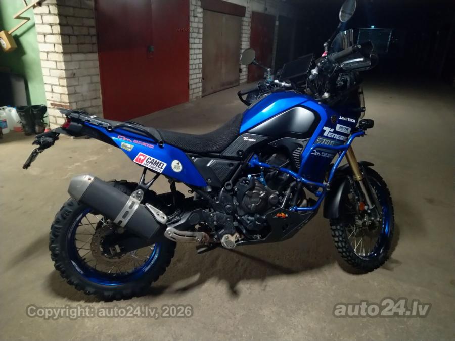 Blue Yamaha XTZ 700 Tenere 2023 in Tallinn, with an engine capacity of 0.70 L and mileage of 19 thousand km for 8500 €, photo 7 on AUTOMOTO.COM.LV
