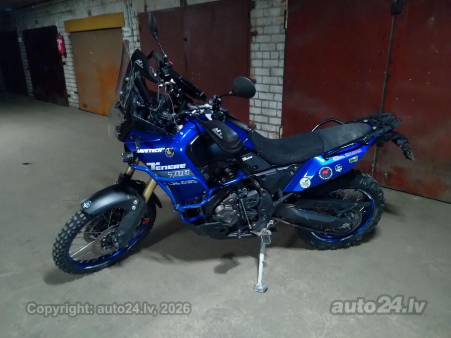 Blue Yamaha XTZ 700 Tenere 2023 in Tallinn, with an engine capacity of 0.70 L and mileage of 19 thousand km for 8500 €, photo 9 on AUTOMOTO.COM.LV