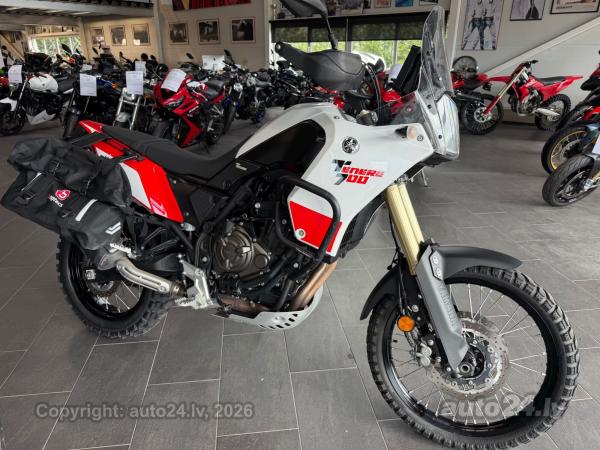 White Yamaha XTZ 700 Tenere 2020 in Tallinn, with an engine capacity of 0.69 L and mileage of 16 thousand km for 8490 €, photo 1 on AUTOMOTO.COM.LV