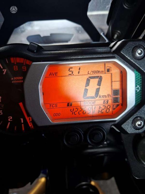 Blue Yamaha XTZ 2014 in Silale, with an engine capacity of 1.20 L and mileage of 42 thousand km for 7000 €, photo 7 on AUTOMOTO.COM.LV