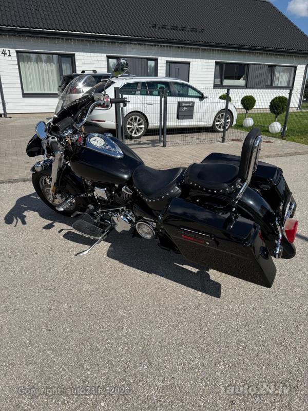 Black Yamaha XV 1600 2002 in Tartu, with an engine capacity of 1.60 L and mileage of 43 thousand km for 5200 €, photo 3 on AUTOMOTO.COM.LV