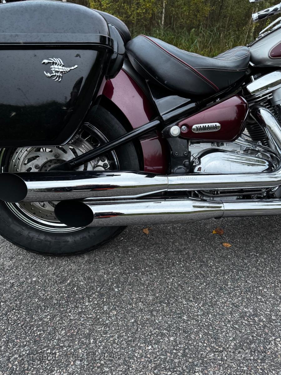 Yamaha XV 1600 2003 Tallina, ar dzinēja tilpumu 1.60 L un nobraukumu 30 tūkst. km par 6200 €, foto 8 vietnē AUTOMOTO.COM.LV