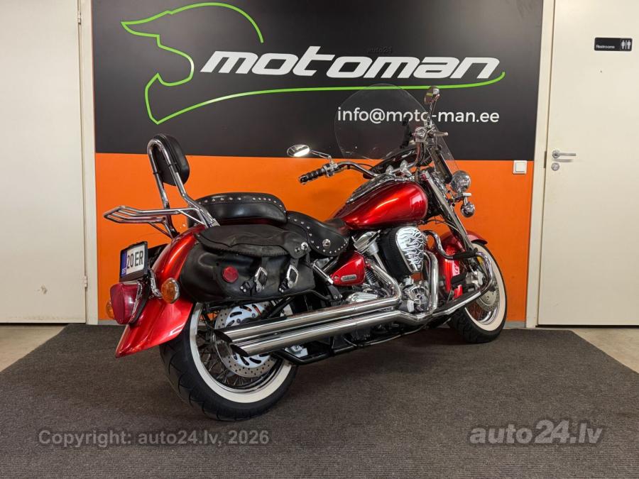 Красный Ямаха XV 1600 2003 в Тарту, объемом двигателя 1.60 л и пробегом 27 тыс. км за 4990 €, фото 4 на AUTOMOTO.COM.LV