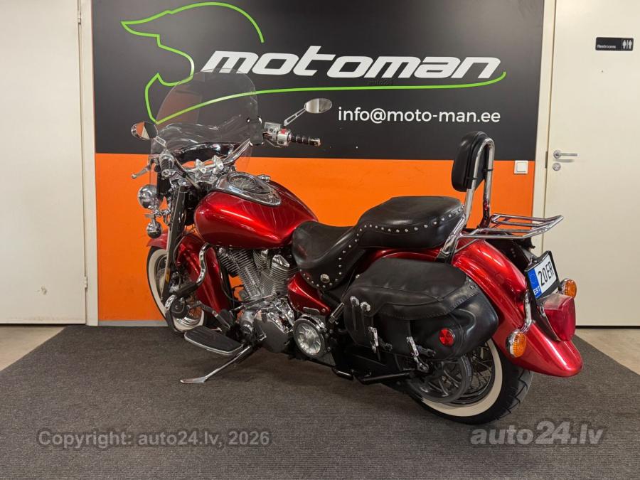 Красный Ямаха XV 1600 2003 в Тарту, объемом двигателя 1.60 л и пробегом 27 тыс. км за 4990 €, фото 5 на AUTOMOTO.COM.LV