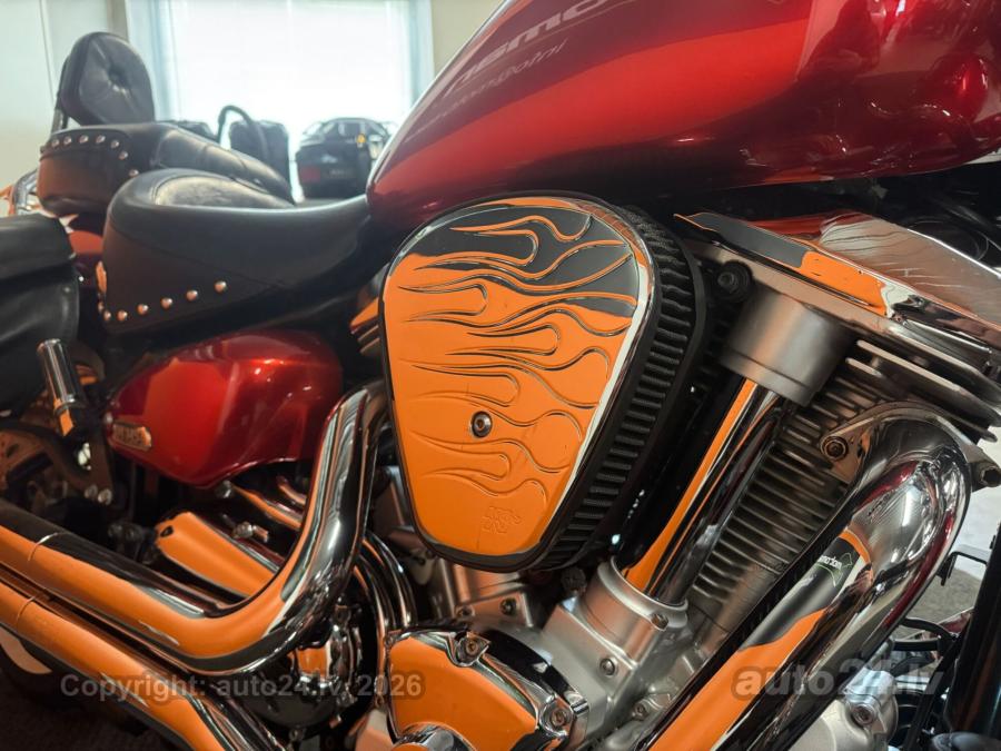 Красный Ямаха XV 1600 2003 в Тарту, объемом двигателя 1.60 л и пробегом 27 тыс. км за 4990 €, фото 13 на AUTOMOTO.COM.LV