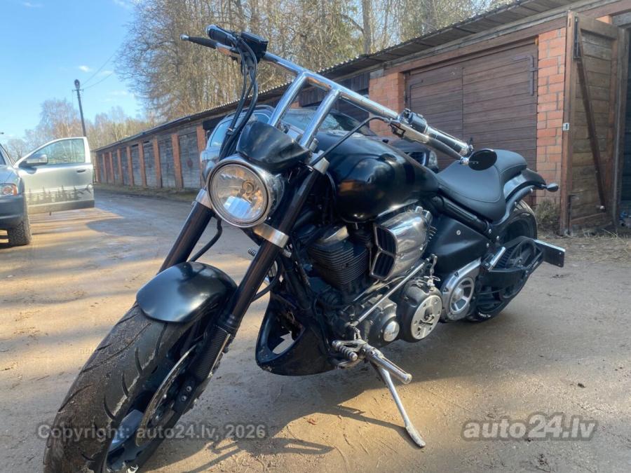 Black Yamaha XV 1700 Warrior 2002 in Karksi-Nuia, with an engine capacity of 1.67 L and mileage of 31 thousand km for 6500 €, photo 3 on AUTOMOTO.COM.LV