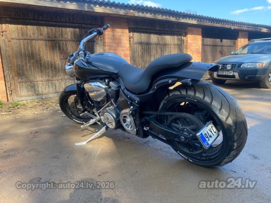 Black Yamaha XV 1700 Warrior 2002 in Karksi-Nuia, with an engine capacity of 1.67 L and mileage of 31 thousand km for 6500 €, photo 4 on AUTOMOTO.COM.LV