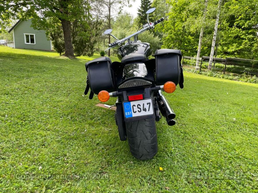 Black Yamaha XV 1700 Warrior 2002 in Tartu, with an engine capacity of 1.70 L and mileage of 52 thousand km for 6500 €, photo 6 on AUTOMOTO.COM.LV