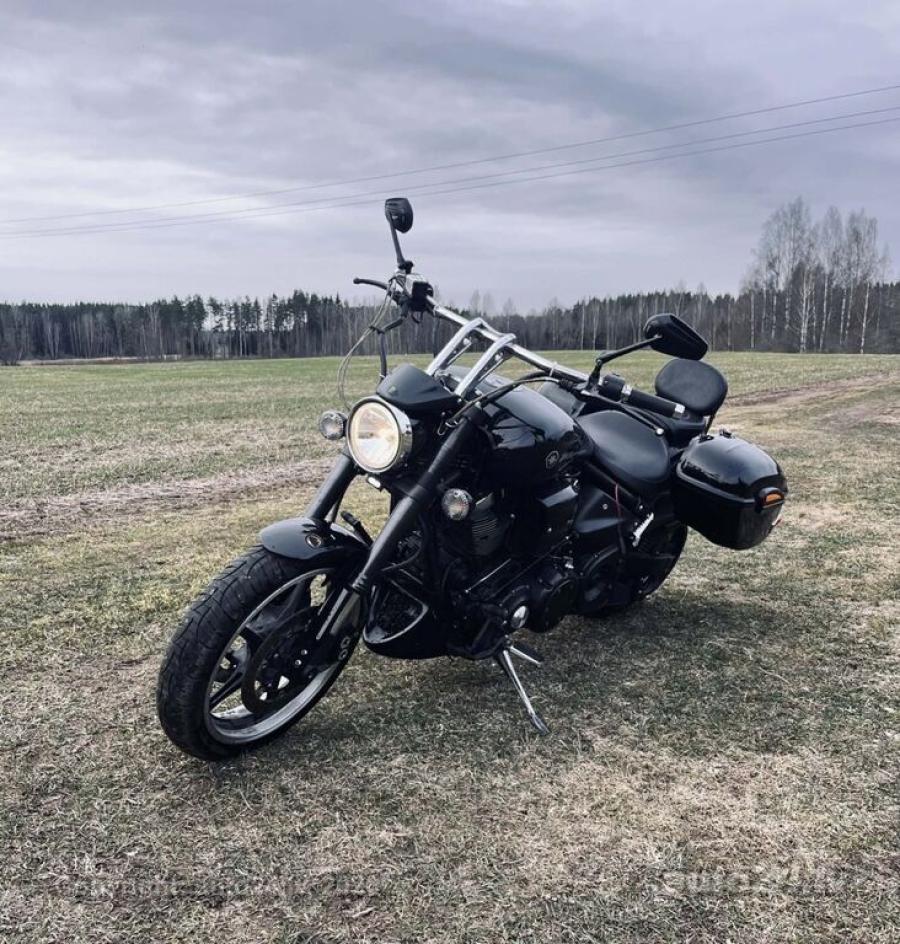 Melns Yamaha XV 1700 Warrior 2008 Tartu, ar dzinēja tilpumu 1.67 L un nobraukumu 44 tūkst. km par 8900 €, foto 1 vietnē AUTOMOTO.COM.LV
