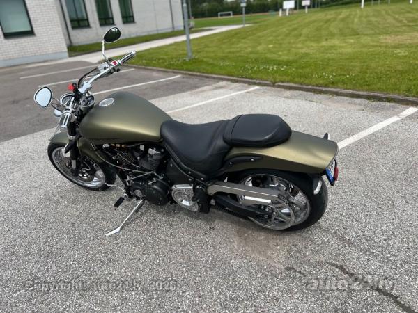 Green Yamaha XV 1700 Warrior 2002 in Tallinn, with an engine capacity of 1.67 L and mileage of 28 thousand km for 5500 €, photo 2 on AUTOMOTO.COM.LV