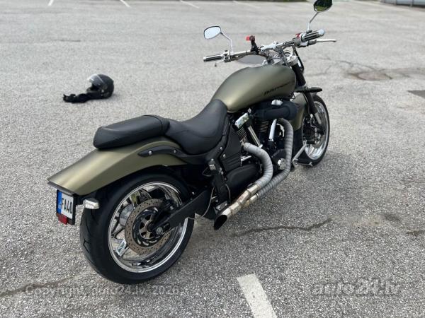 Green Yamaha XV 1700 Warrior 2002 in Tallinn, with an engine capacity of 1.67 L and mileage of 28 thousand km for 5500 €, photo 3 on AUTOMOTO.COM.LV