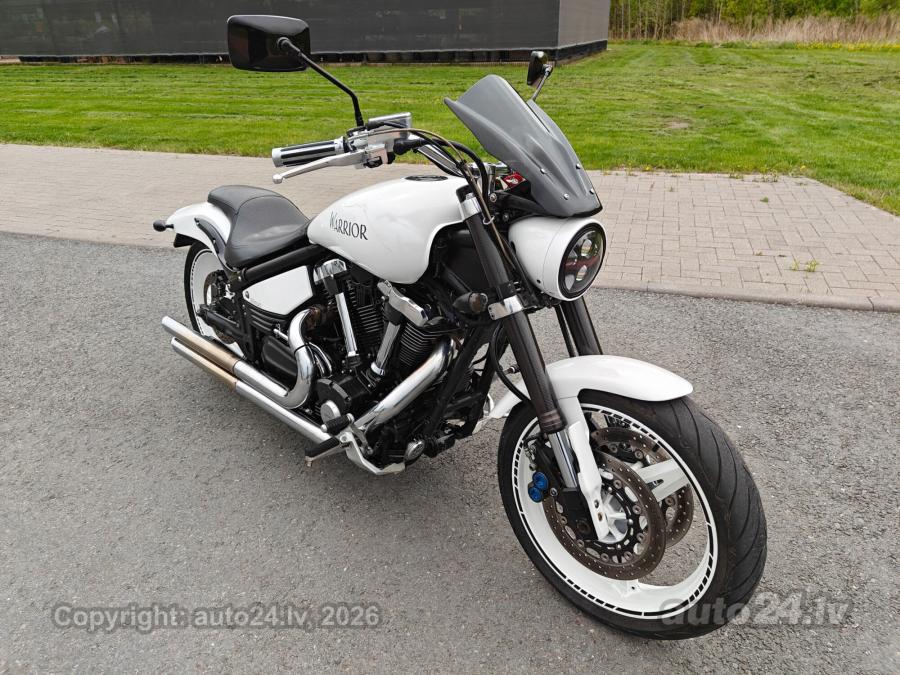 White Yamaha XV 1700 Warrior 2002 in Tartu, with an engine capacity of 1.67 L and mileage of 45 thousand km for 6100 €, photo 1 on AUTOMOTO.COM.LV