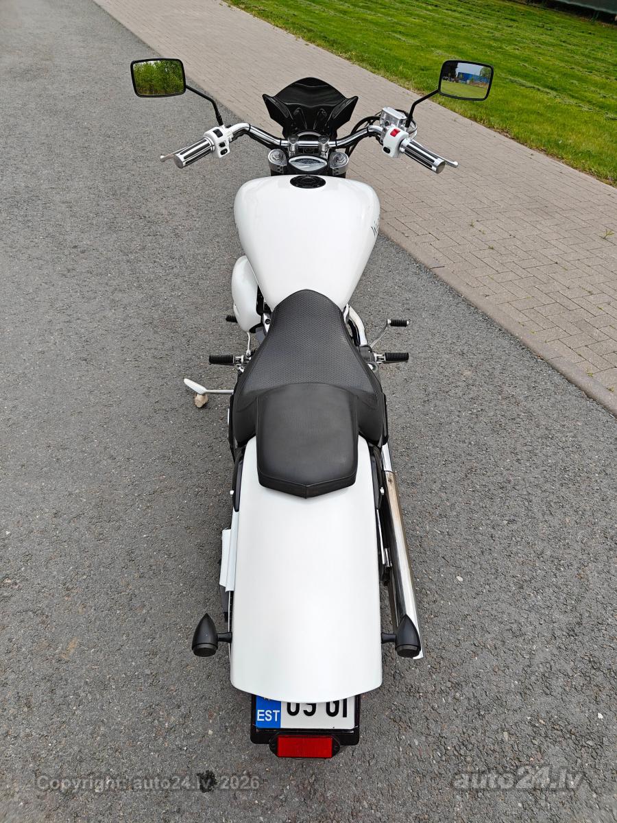 White Yamaha XV 1700 Warrior 2002 in Tartu, with an engine capacity of 1.67 L and mileage of 45 thousand km for 6100 €, photo 5 on AUTOMOTO.COM.LV