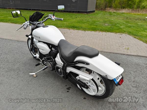 White Yamaha XV 1700 Warrior 2002 in Tartu, with an engine capacity of 1.67 L and mileage of 45 thousand km for 6100 €, photo 5 on AUTOMOTO.COM.LV